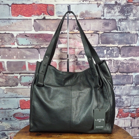 Lodis | Bags | Lodis Milano Pebbled Leather Tote Bag | Poshmark